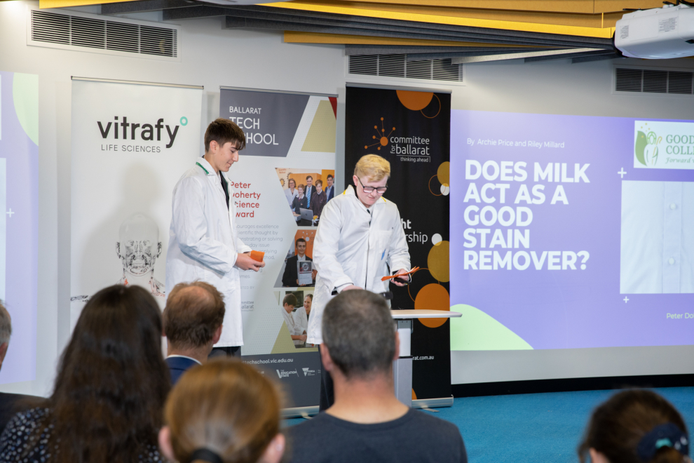 Peter Doherty Science Award | Ballarat Tech School